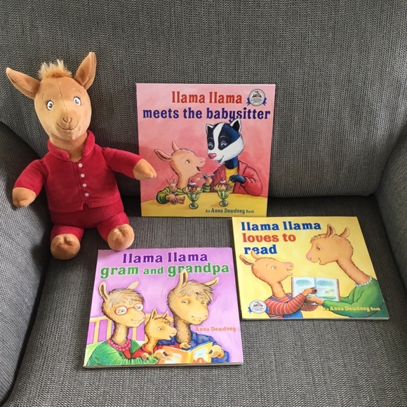 Kohl's | Toys | Llama Llama Red Pajama 4plush 3 Book Bundle Book By ...